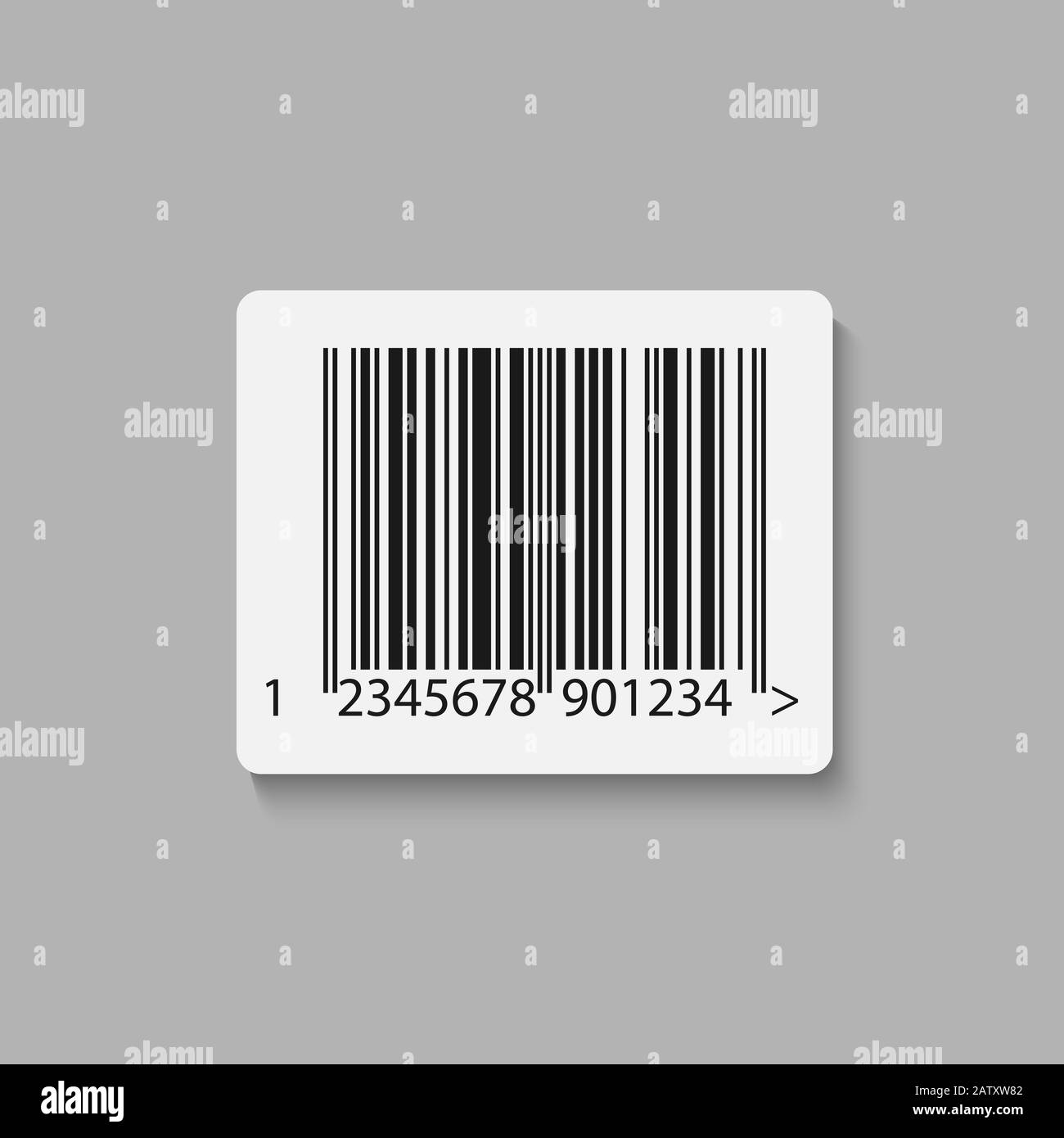 Barcode label. Bar Code stripes sticker Stock Vector Image & Art - Alamy