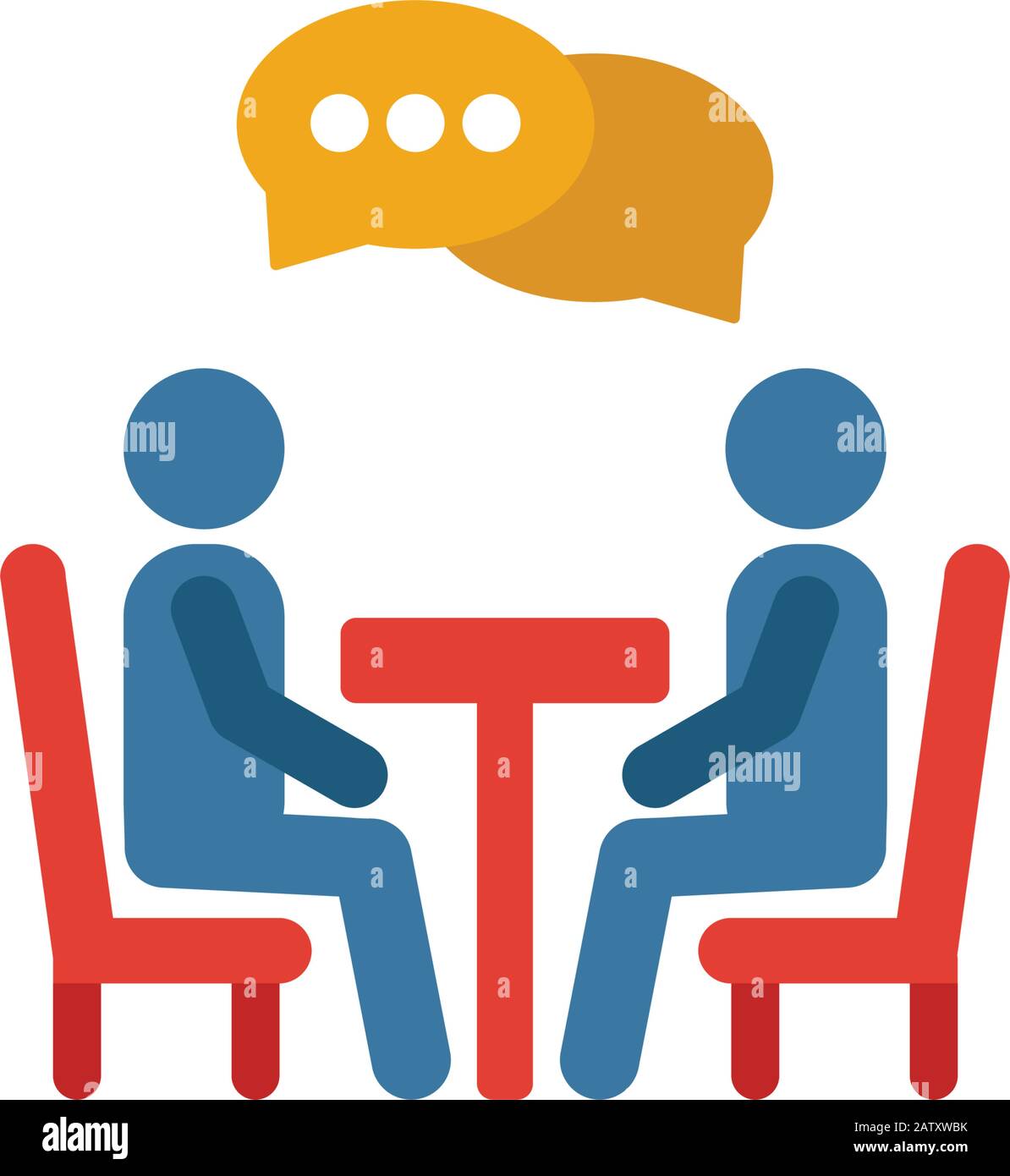 Negotiation icon. Simple element from soft skills icons collection ...