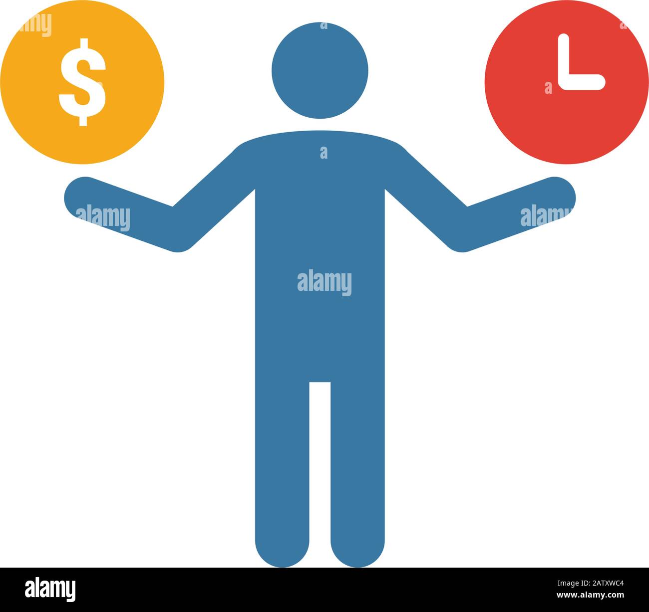 Patience icon. Simple element from soft skills icons collection ...