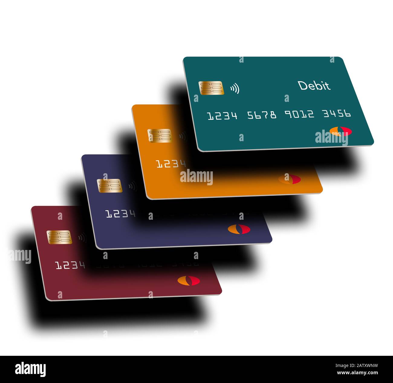 Layers of cards hi-res stock photography and images - Alamy