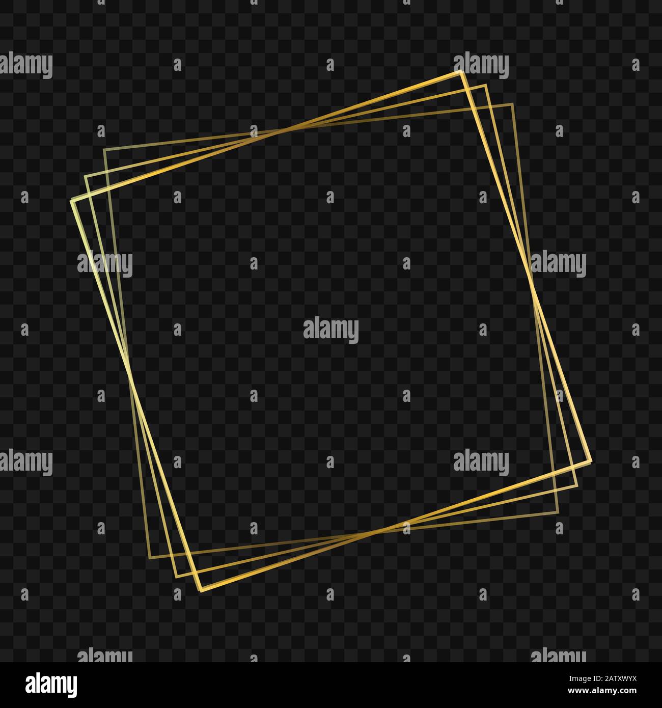 Geometric polygonal gold luxury frame Stock Vector Image & Art - Alamy