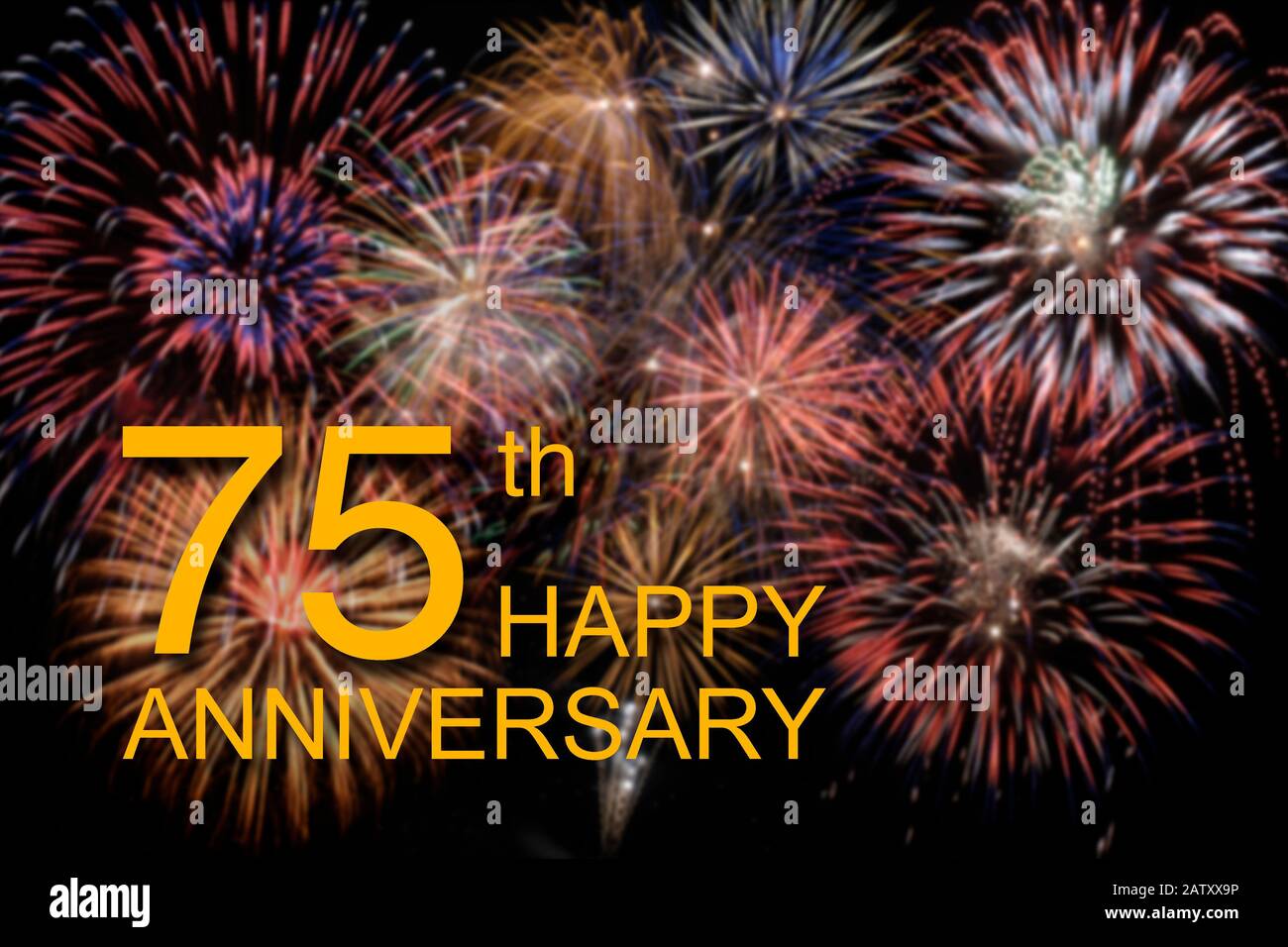 Happy birthday 75th birthday hi-res stock photography and images - Alamy