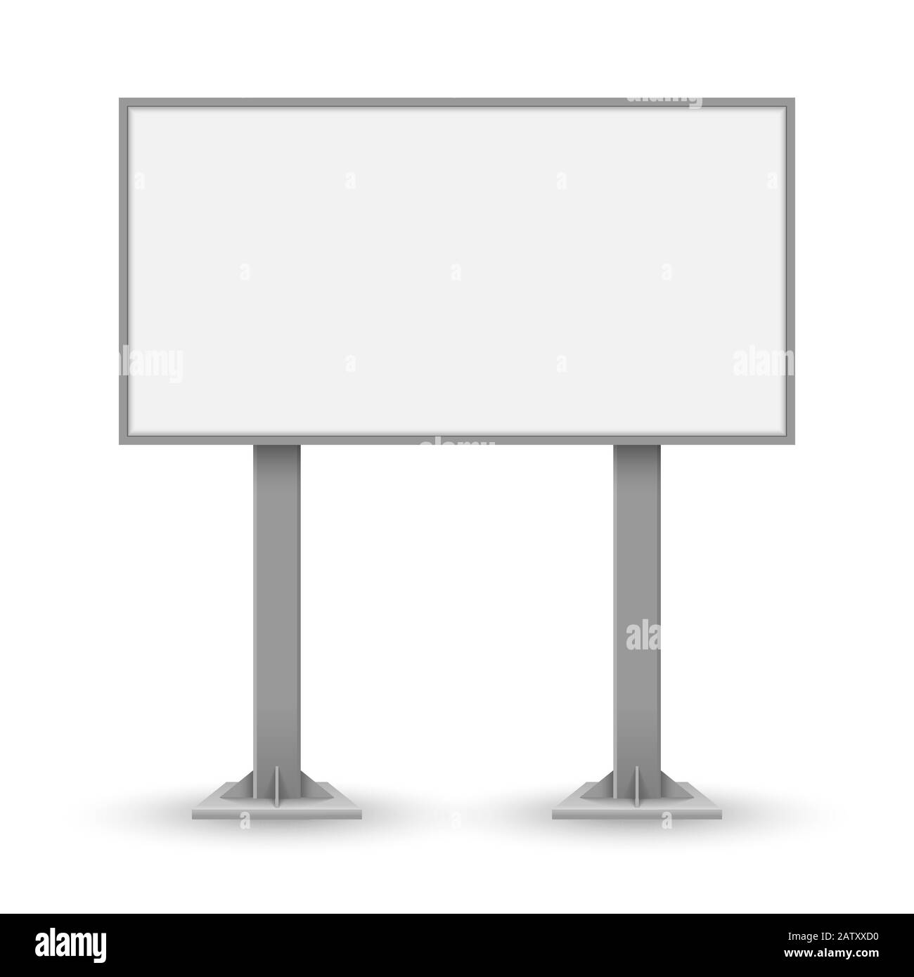 Light advertise display mockup Black and White Stock Photos & Images ...