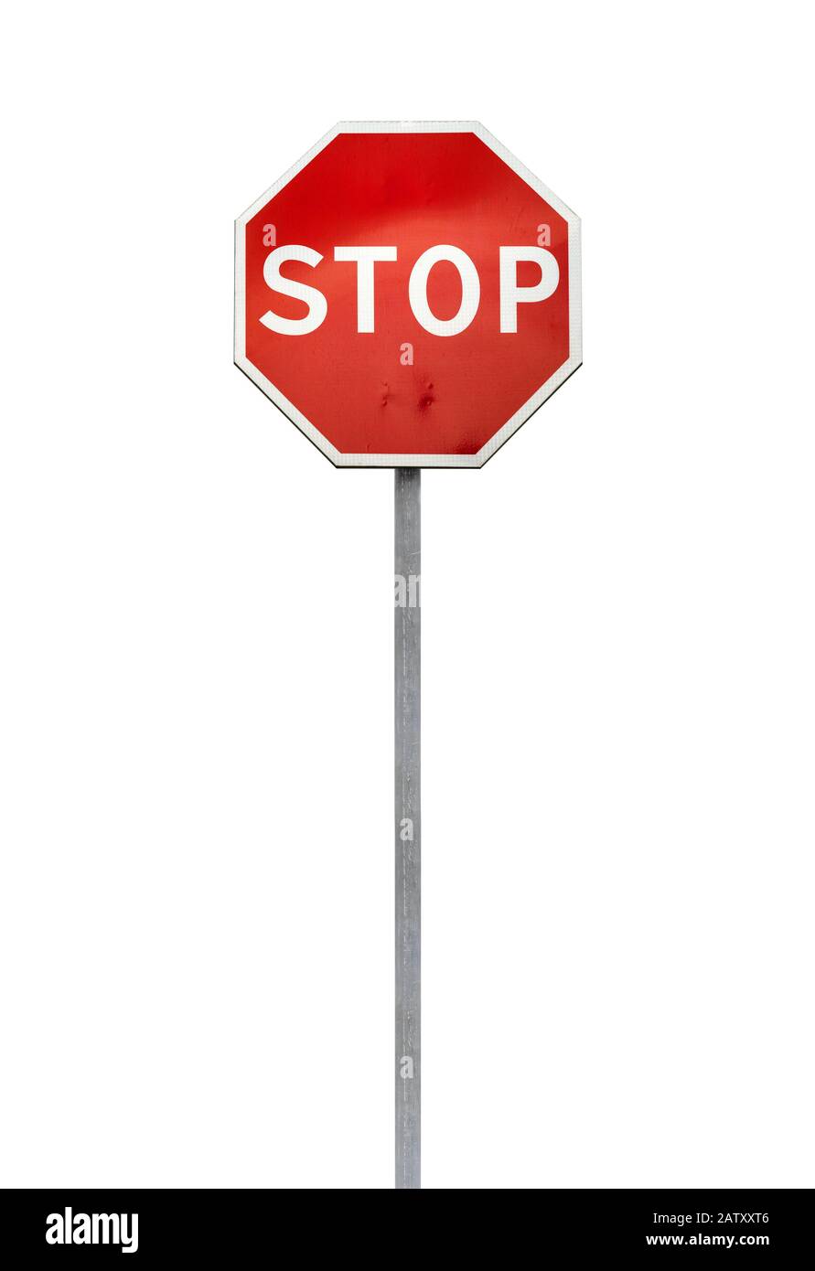 One way stop sign hi-res stock photography and images - Alamy