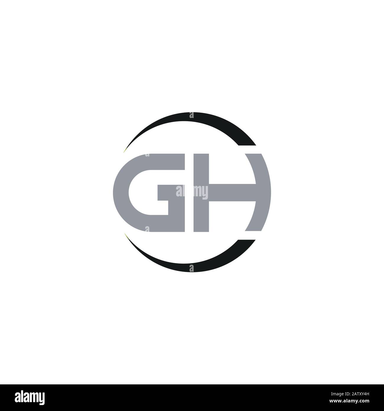 Initial letter gh or hg logo vector templates Stock Vector Image & Art ...