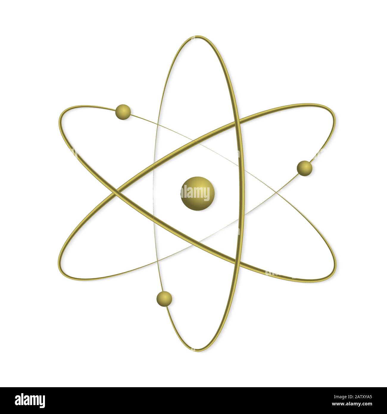 Atom orbit symbol icon. Vector illustration Stock Vector Image & Art ...