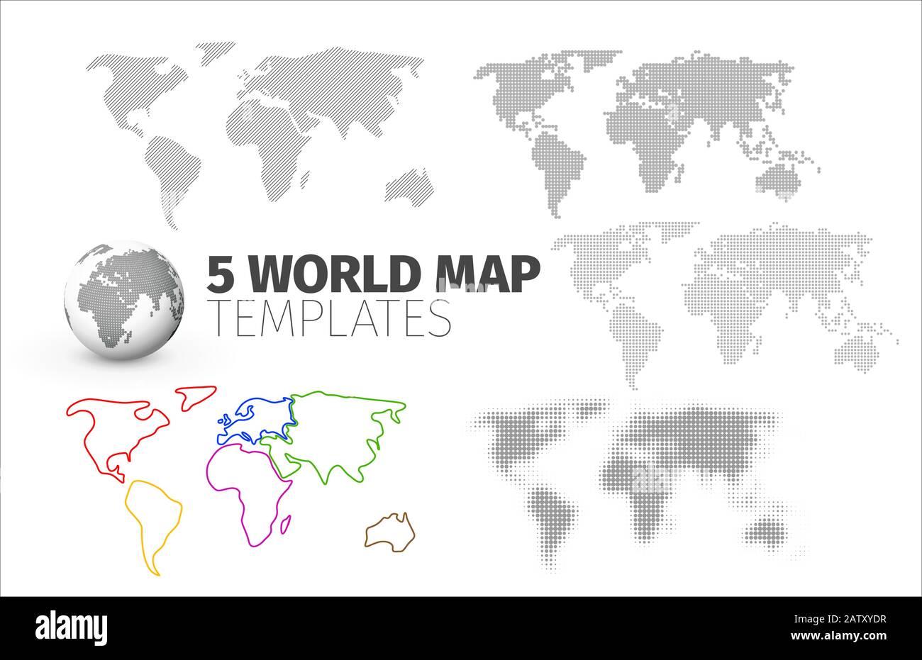 Vector world map lines diagonal hi-res stock photography and images - Alamy