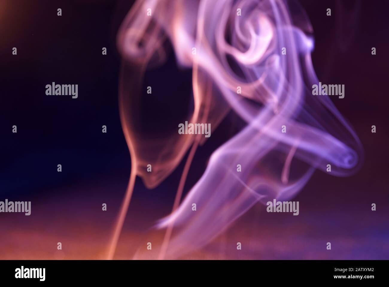 Lit matches and blown out in the studio photographed with colorful ...