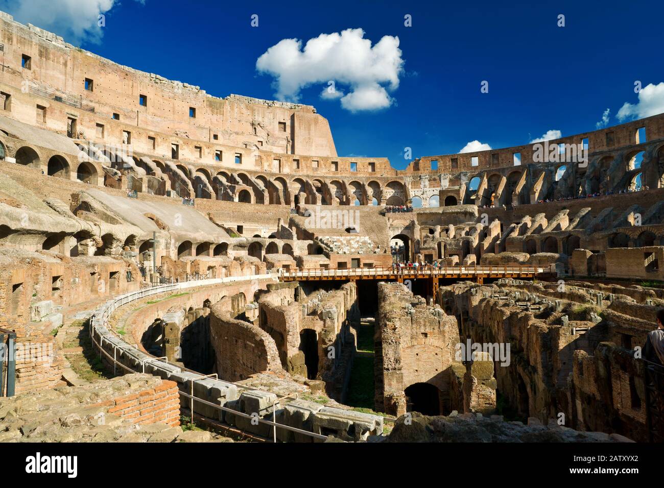 Inside the colosseum hi-res stock photography and images - Alamy
