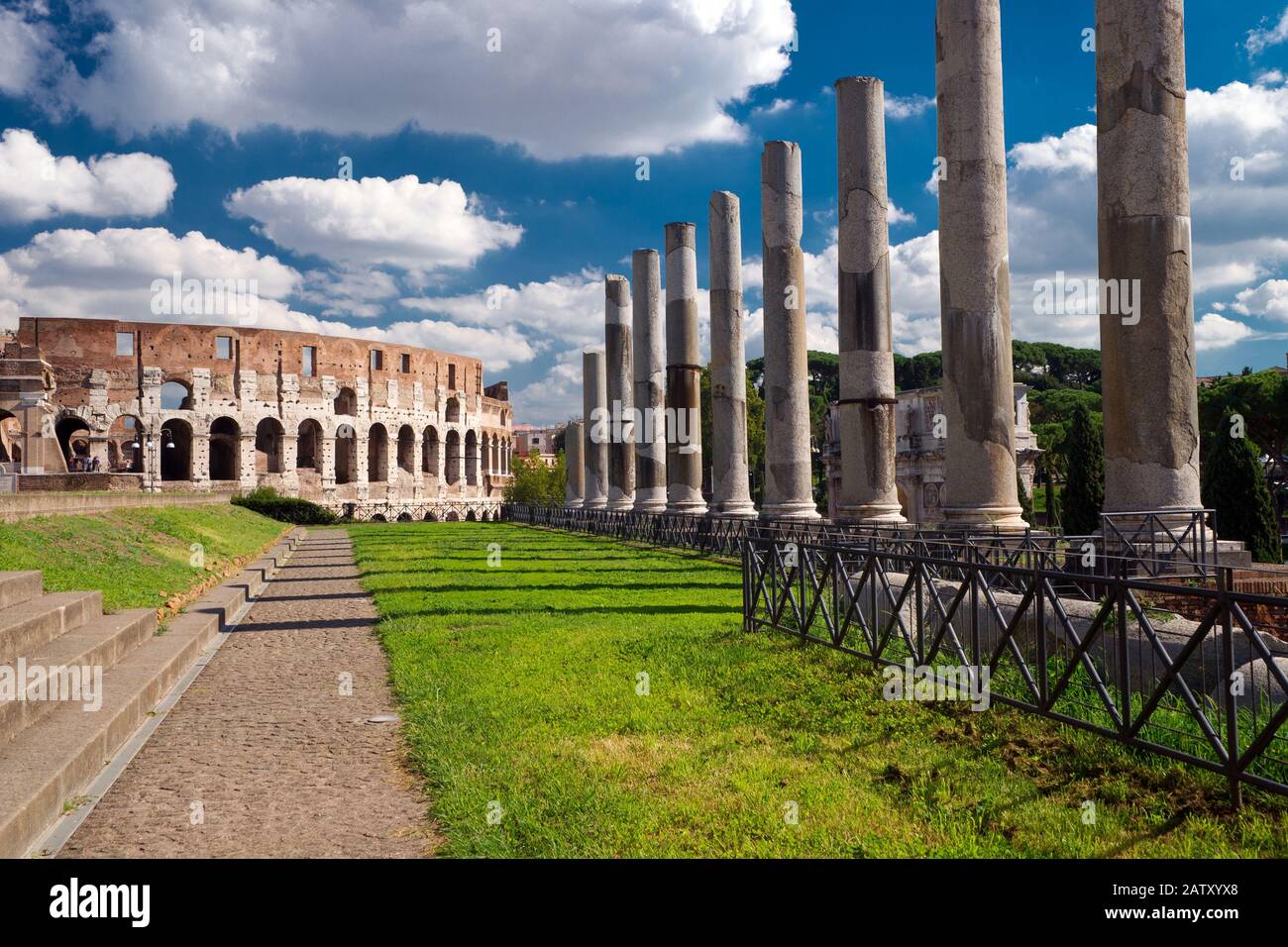 Ancient arches in pathway old hi-res stock photography and images - Alamy