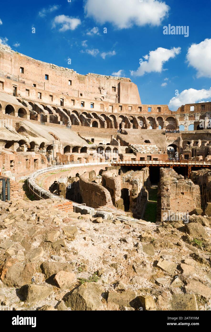 Inside the colosseum hi-res stock photography and images - Alamy