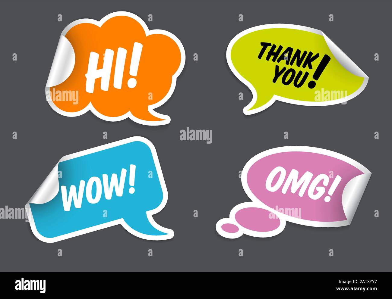 Strip of clouds Stock Vector Images - Alamy