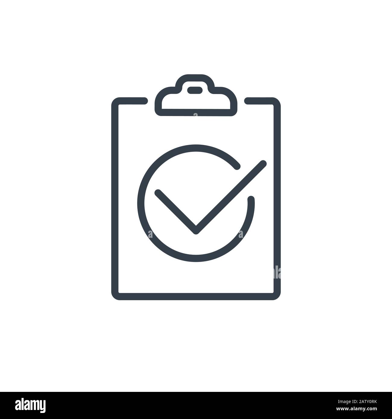 Test Line Icon Stock Vector Image & Art - Alamy