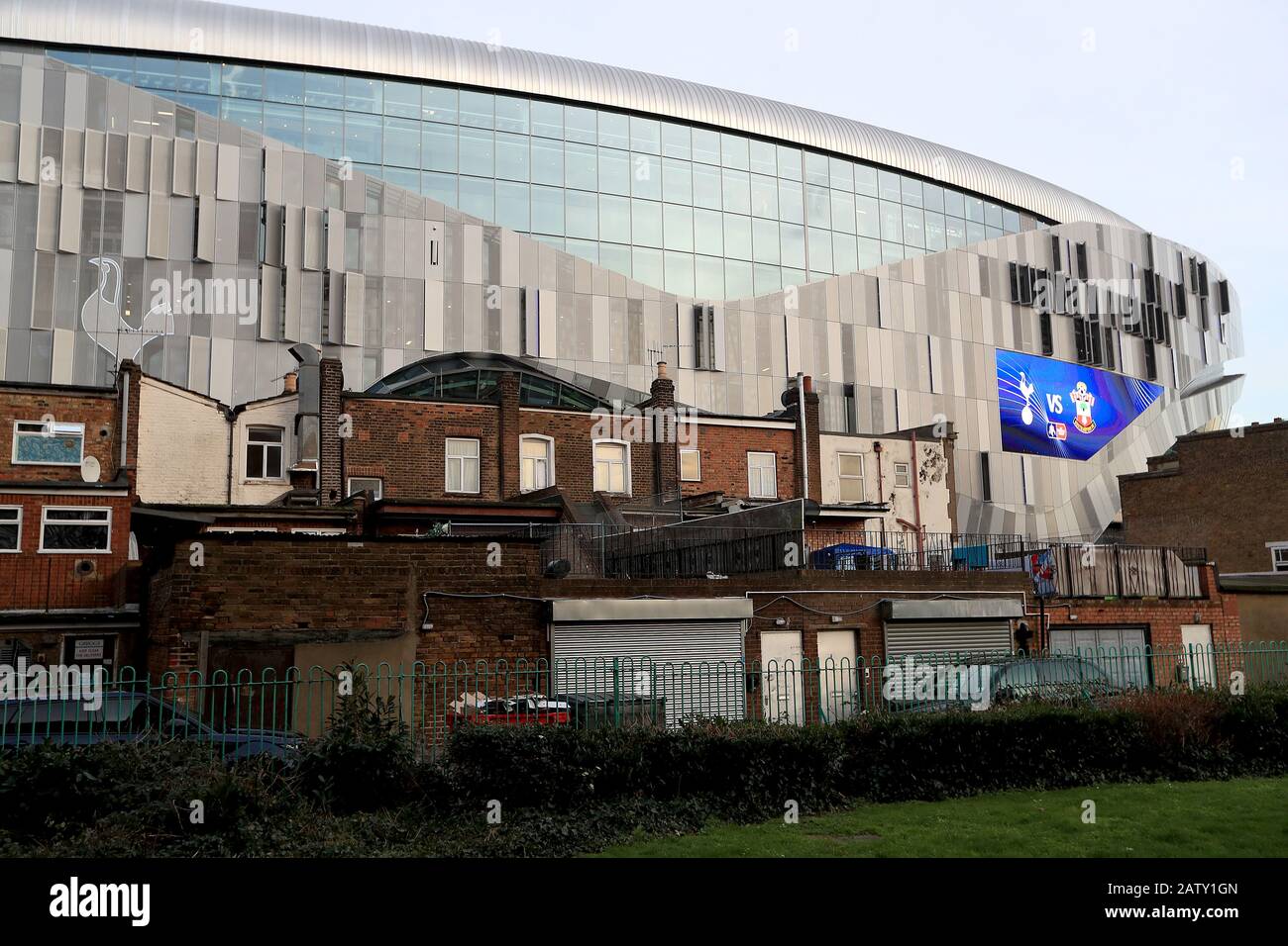 A general view of the ground ahead of the FA Cup fourth round replay ...