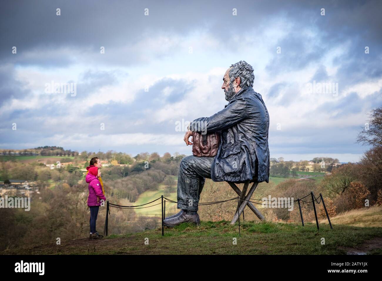 The Seated Man Sculpture, Yorkshire Sculpture Park, West Bretton ...