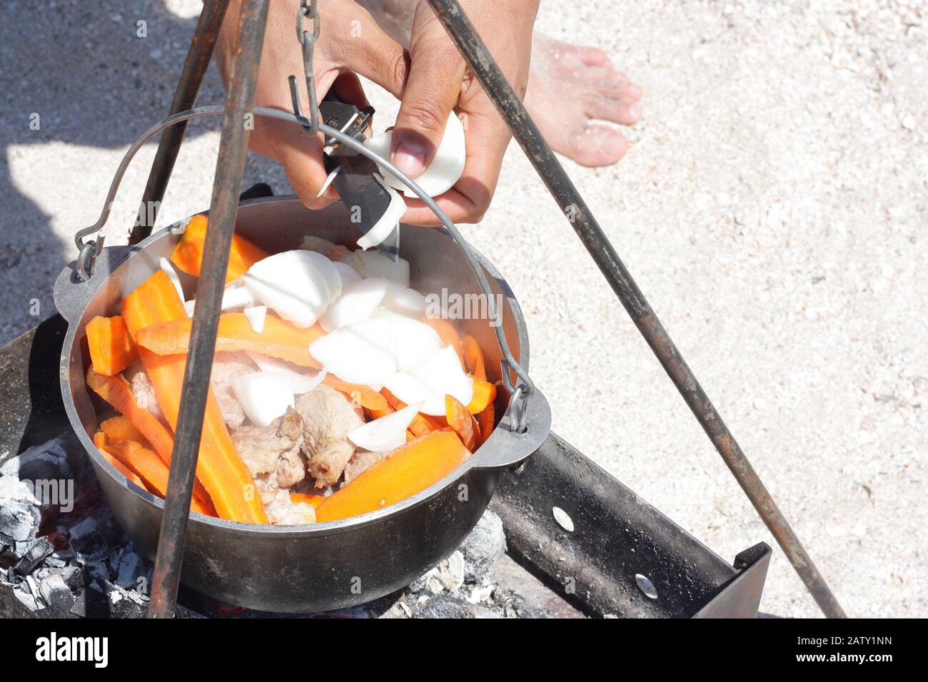 Cauldron cooking hi-res stock photography and images - Alamy