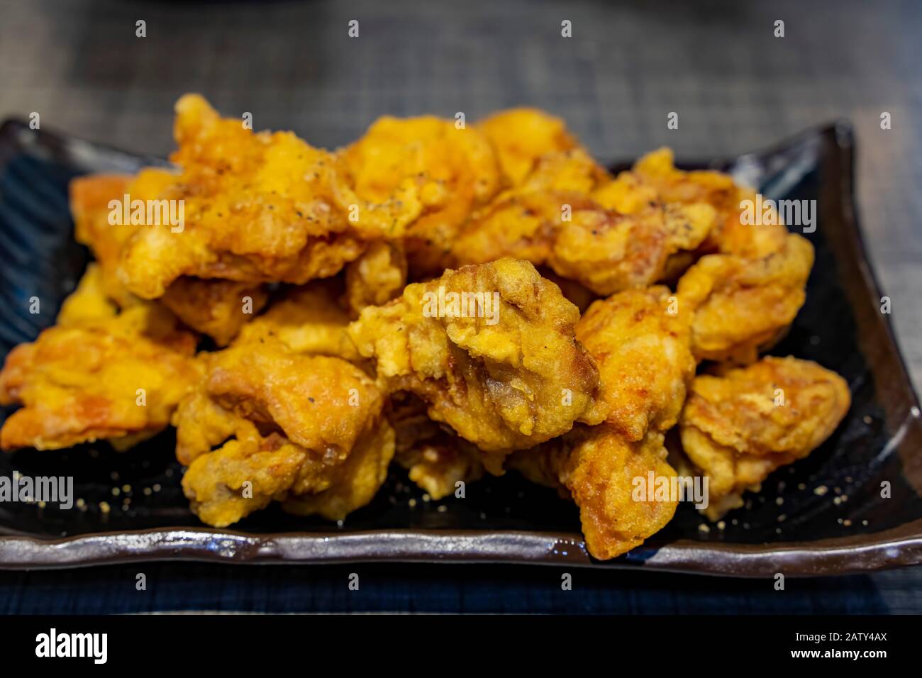 Close up shot of the delicious popcorn chicken at Taipei, Taiwan Stock ...