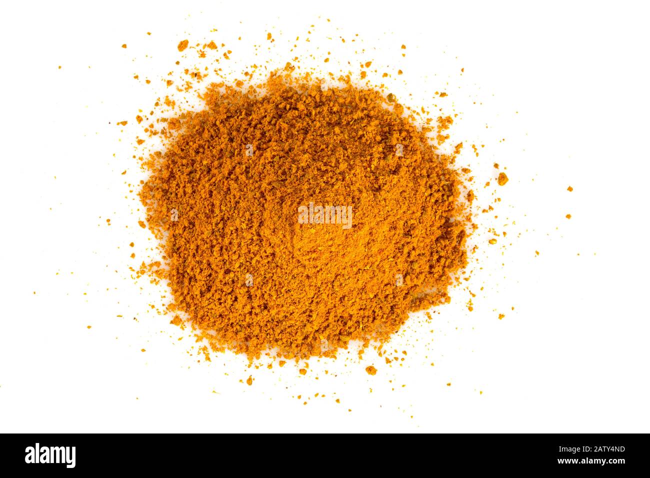 curry powder isolated on white background Stock Photo - Alamy