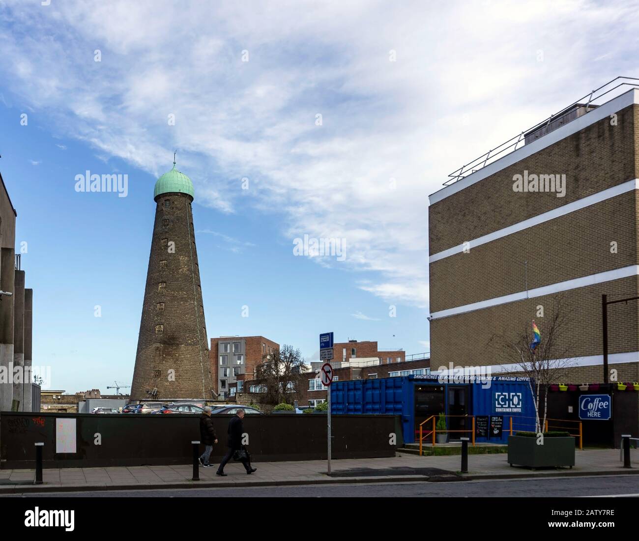 St Patricks Tower, in Thomas Street Dublin, Ireland. Built in 1757 it ...