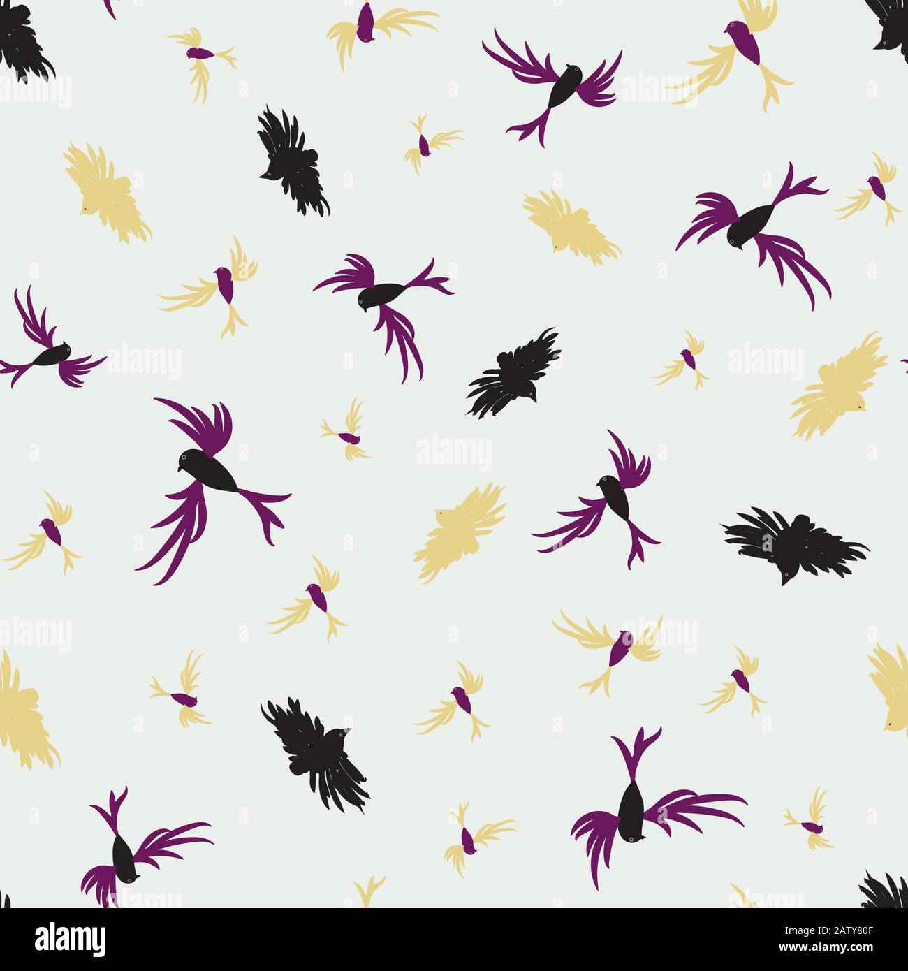 Pigeons flock flying Stock Vector Images - Alamy