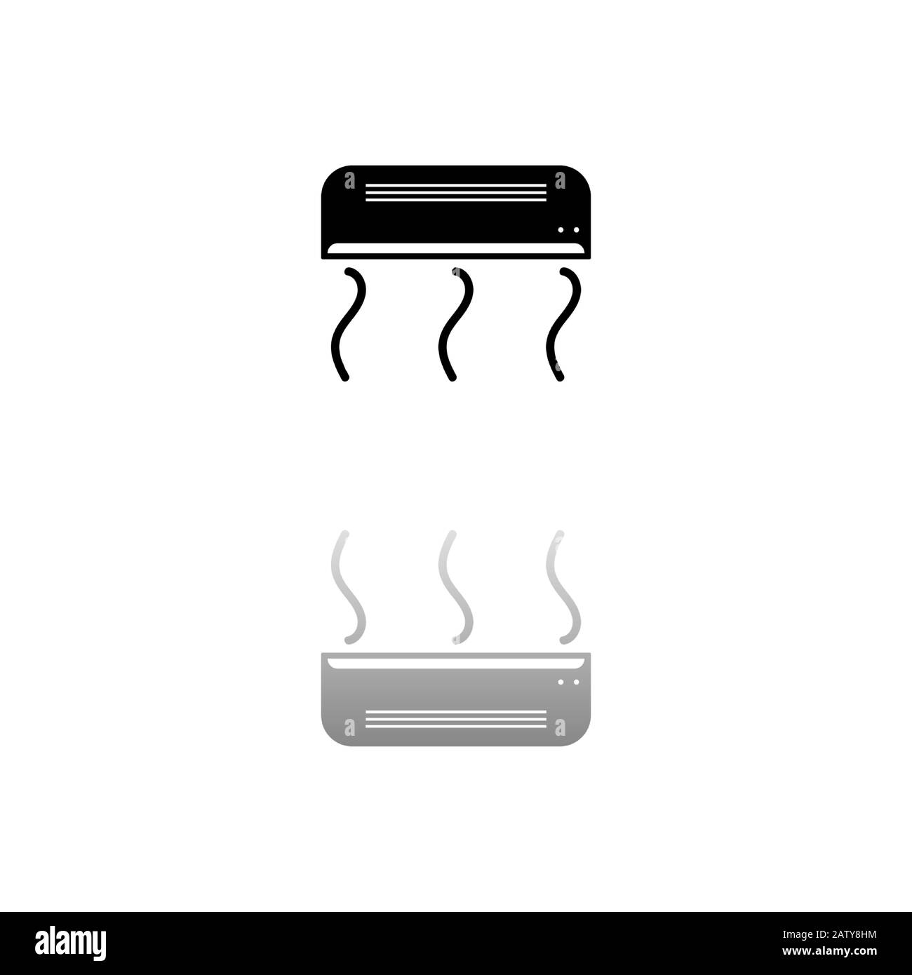 Air conditioning unit isolated Stock Vector Images - Alamy