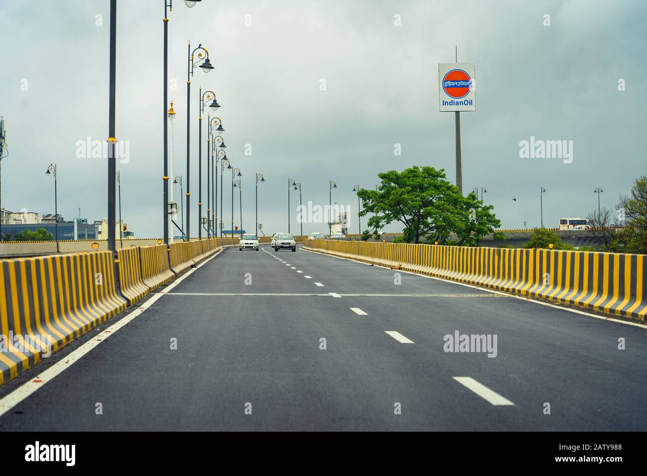 Mandovi Bridge is one of the most heavily used bridges in Goa Stock ...