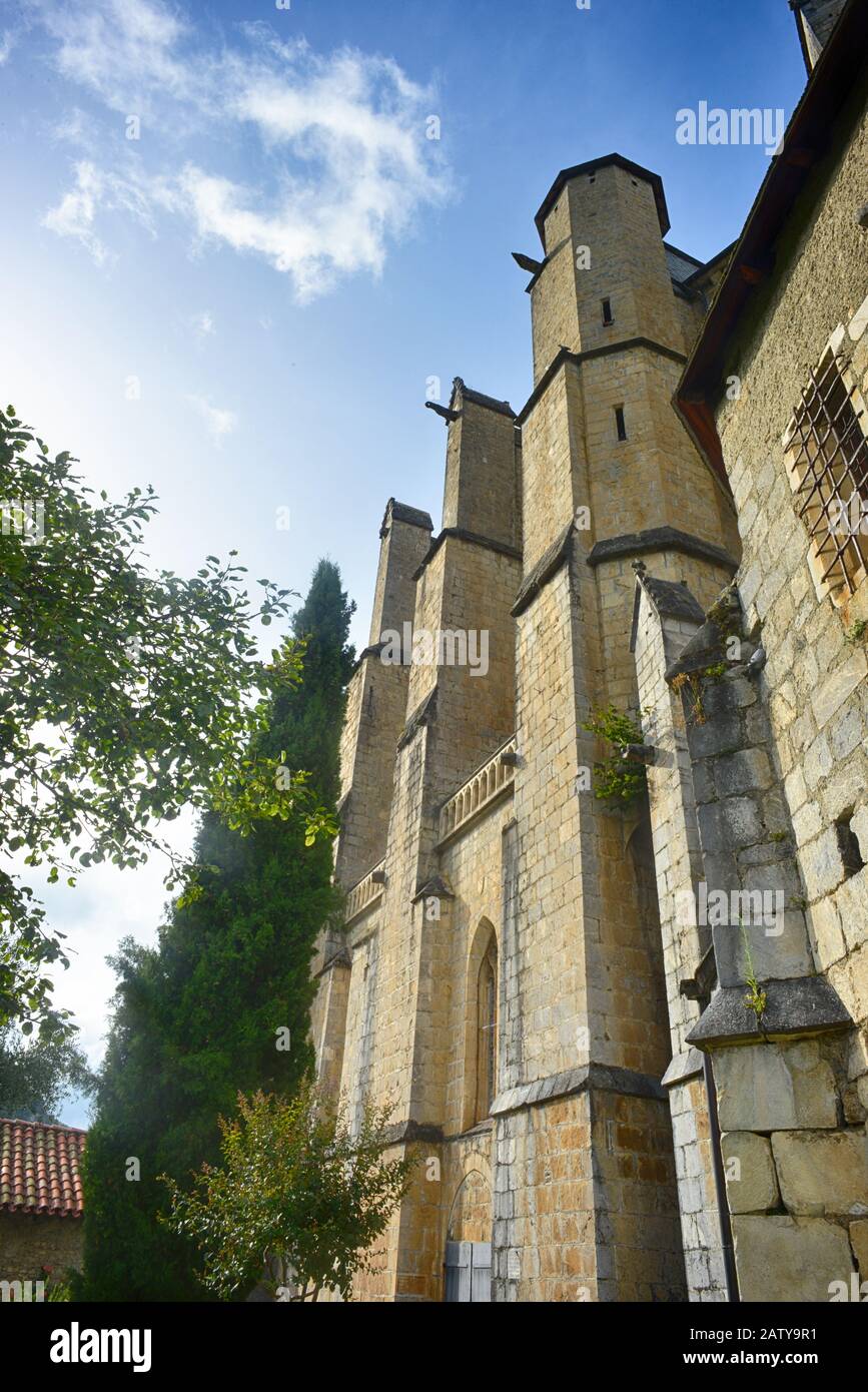 Abbey of st bertrand de comminges hi-res stock photography and images ...