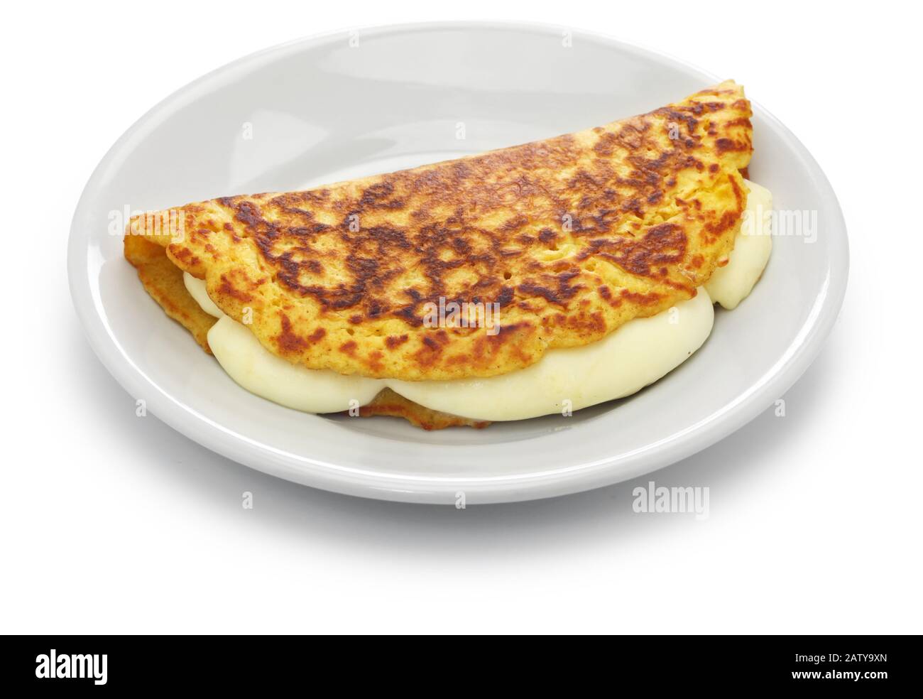 cachapa, venezuelan corn pancake with handmade cheese Stock Photo - Alamy