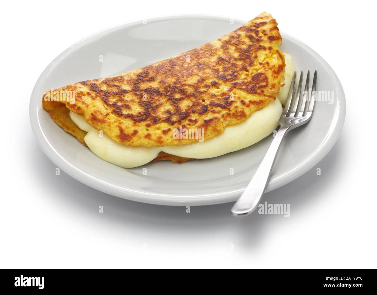 cachapa, venezuelan corn pancake with handmade cheese Stock Photo - Alamy