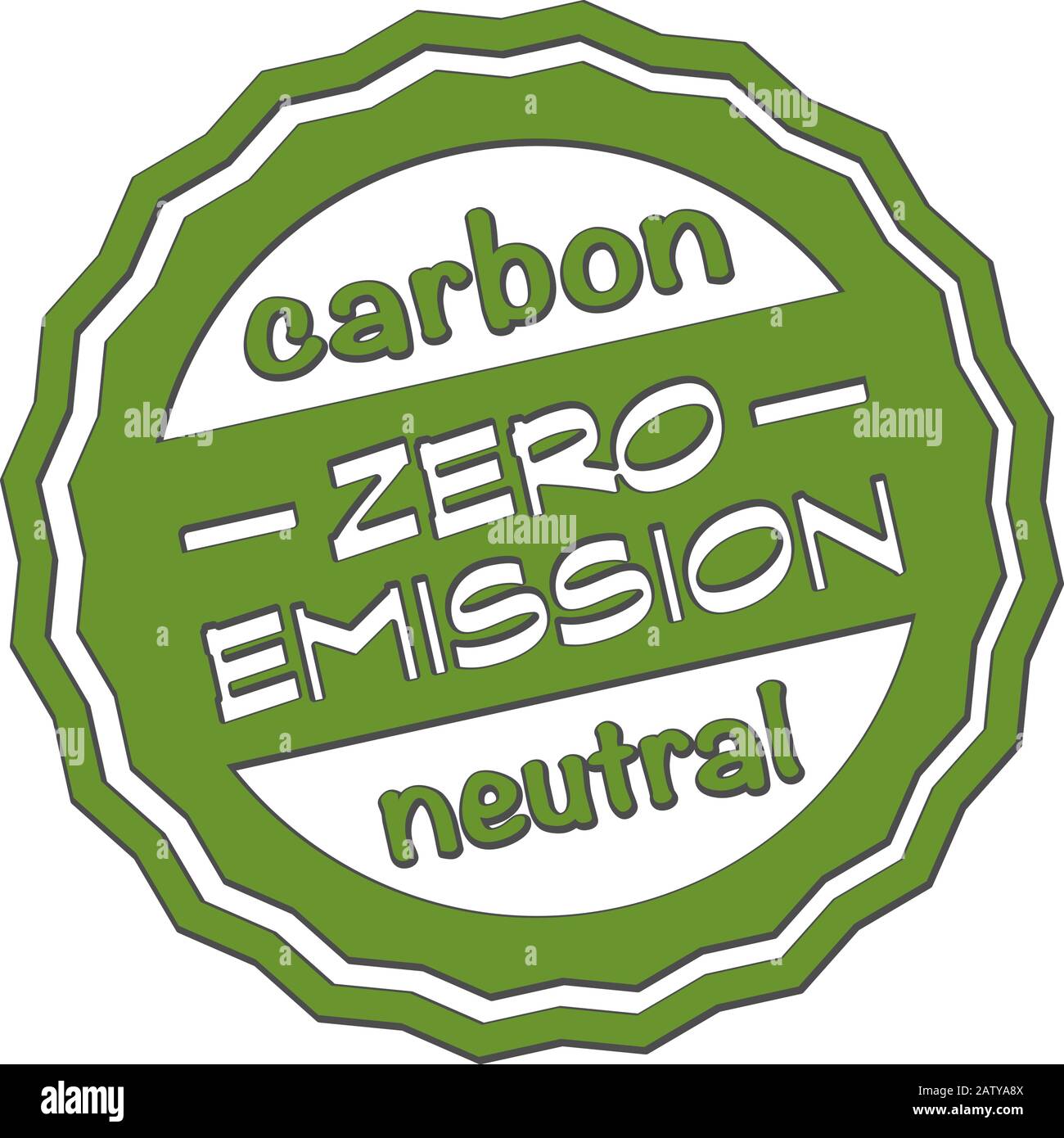 Carbon dioxide neutral Stock Vector Images - Alamy