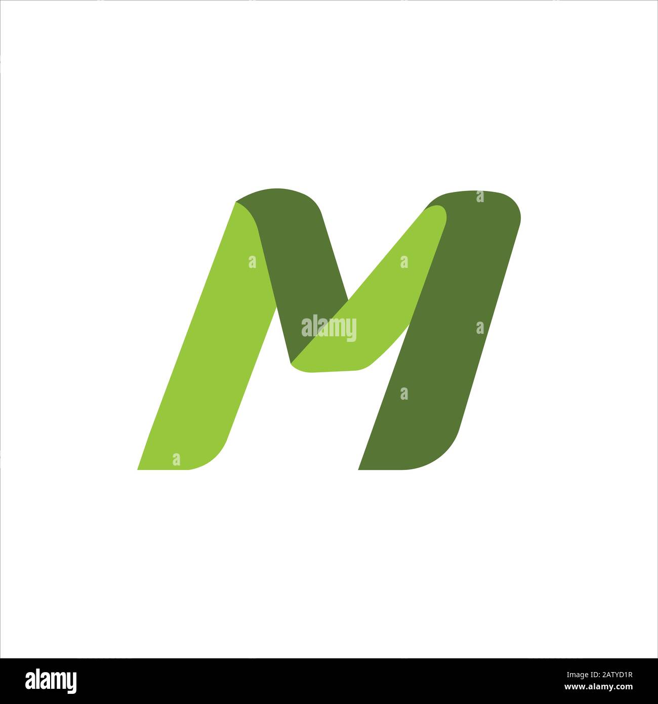 Initial letter m logo design template Stock Vector Image & Art - Alamy
