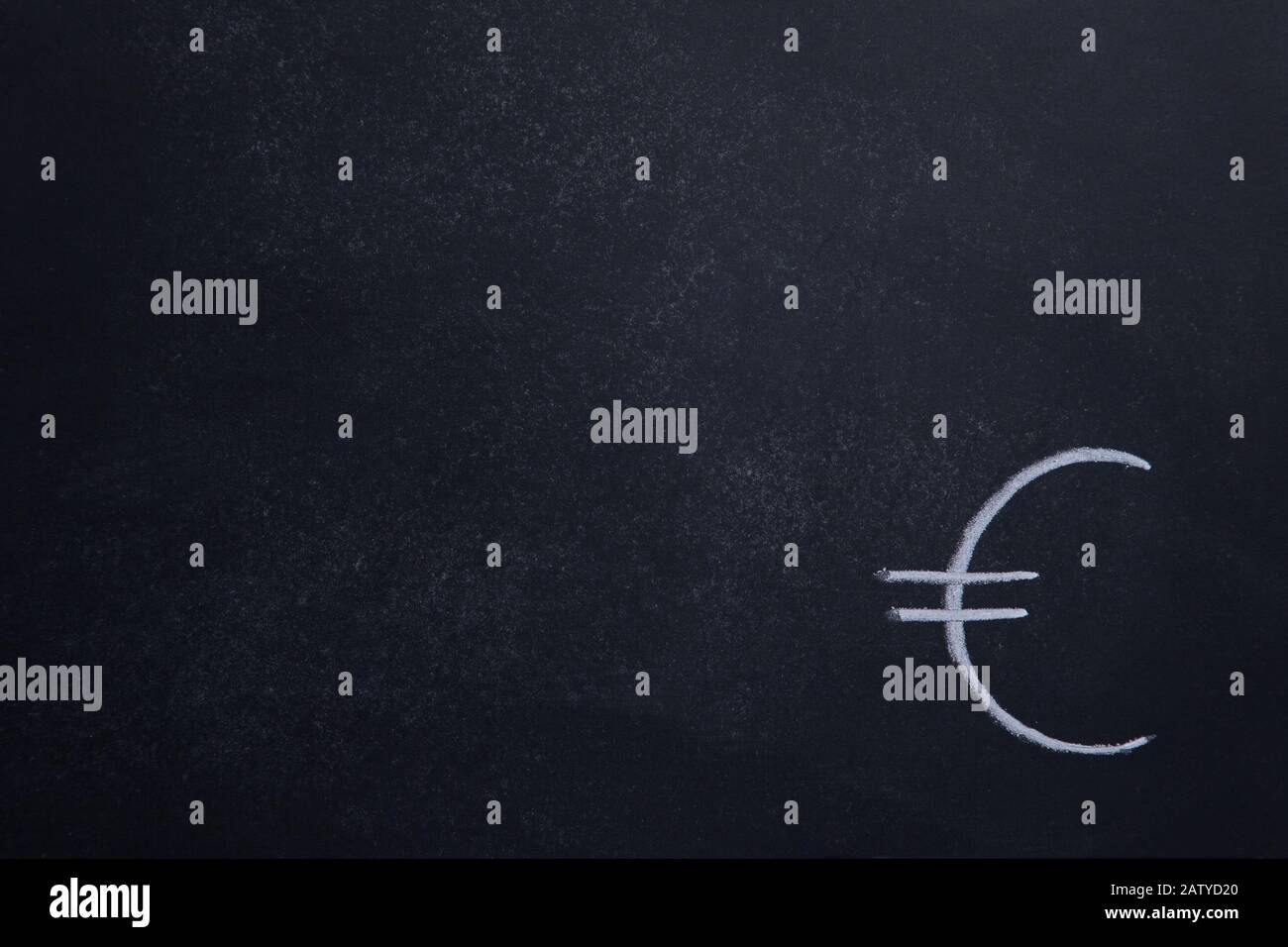 white chalk on blackboard in school Stock Photo - Alamy