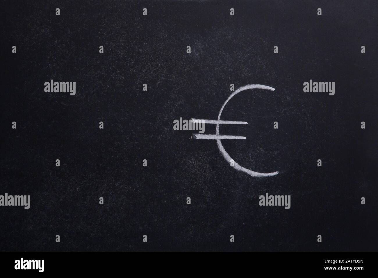 white chalk on blackboard in school Stock Photo - Alamy