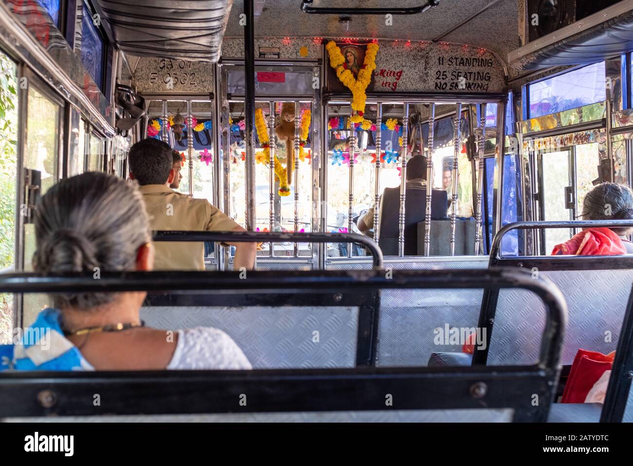 Indian Bus Inside View