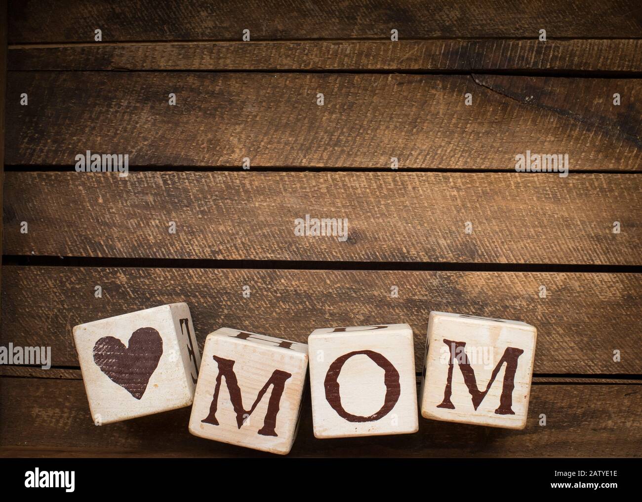 Vintage Mother's Day background with texture, shadows, open space and ...