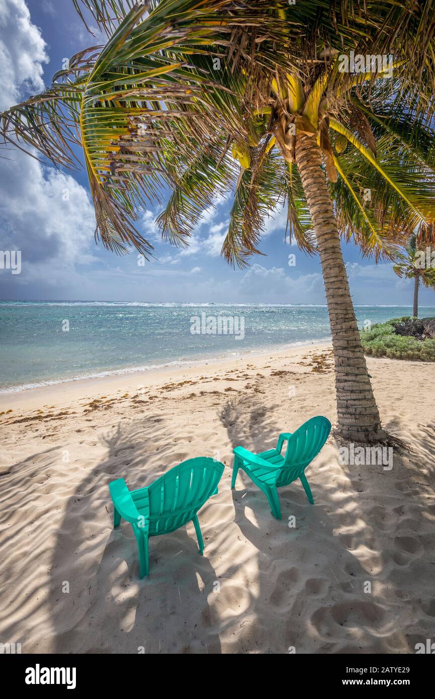 Sunset Beach Chairs Palm Trees High Resolution Stock Photography and Images - Alamy
