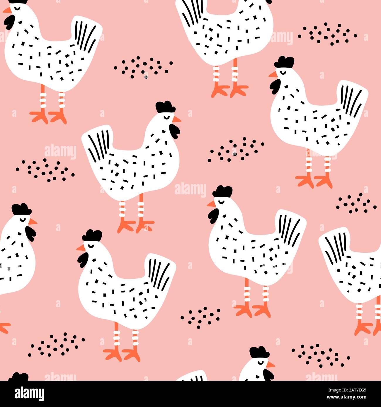 Hens rooster Stock Vector Images - Alamy