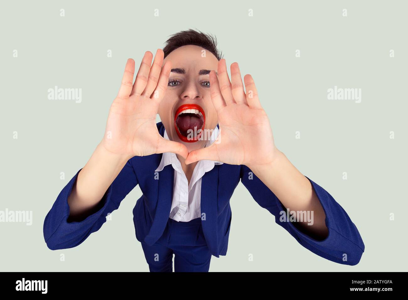 Adult Throwing A Fit