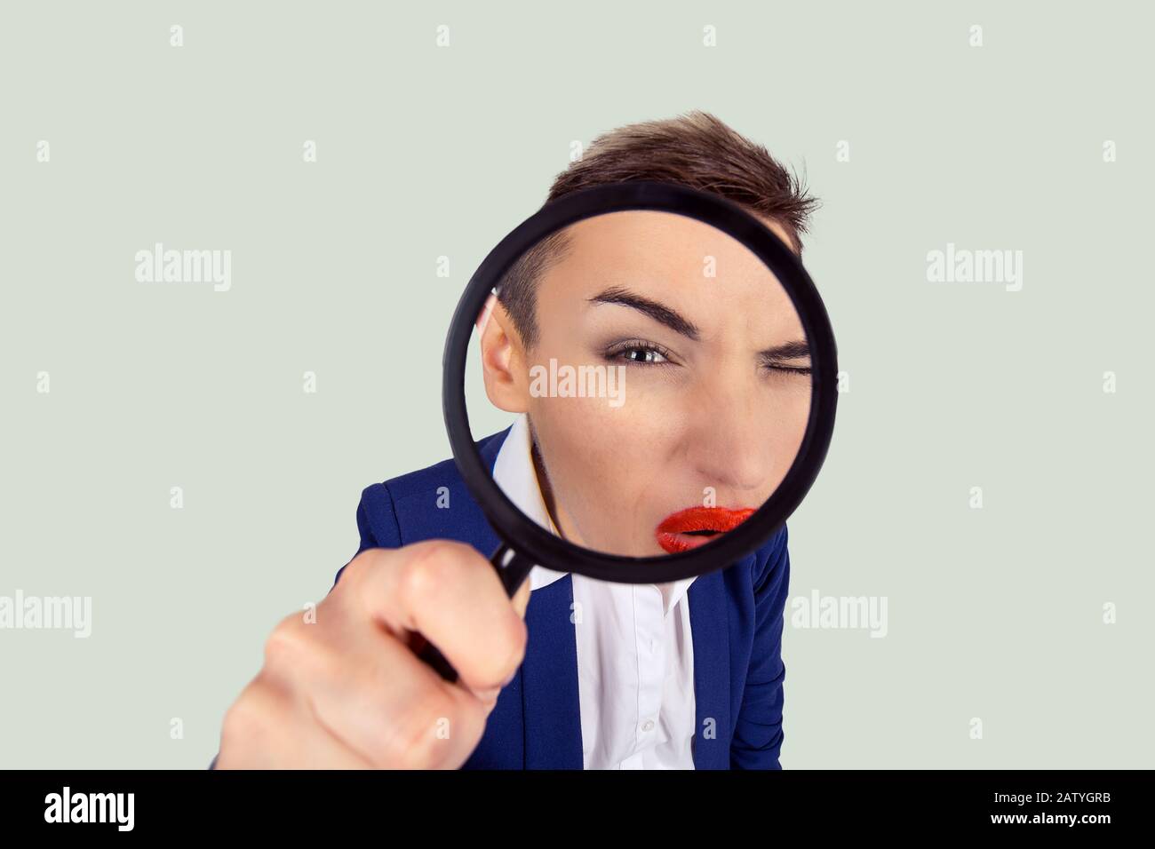 Magnifying light distortion hi-res stock photography and images - Alamy