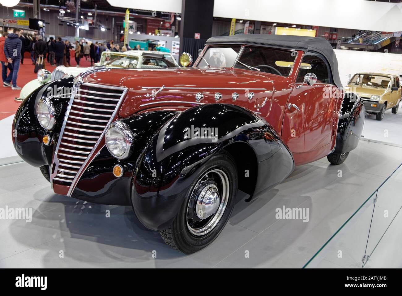 Paris, France. 4th Feb, 2020. 1939 Renault Primaquatre SAPRAR Cabriolet ...
