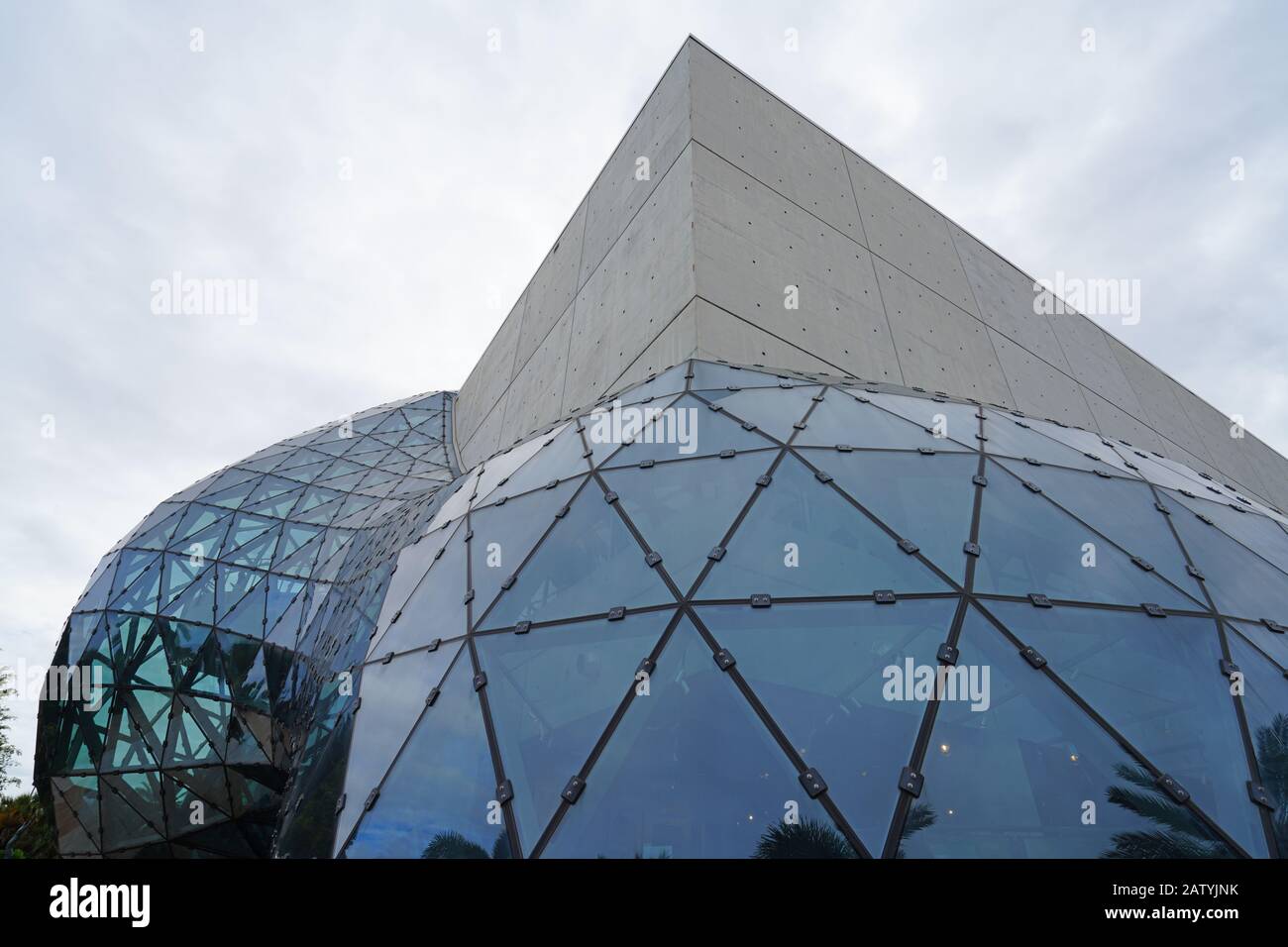 ST PETERSBURG, FL -24 JAN 2020- View of the Salvador Dali Museum, an ...
