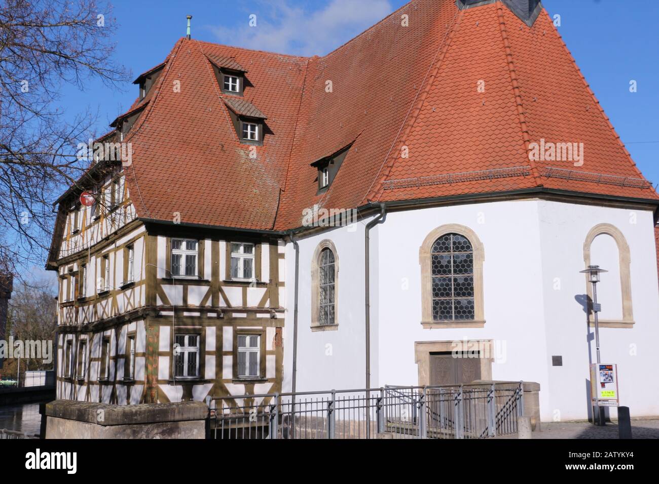 Historische Gebäude im Zentrum von Forchheim in Bayern Stock Photo - Alamy