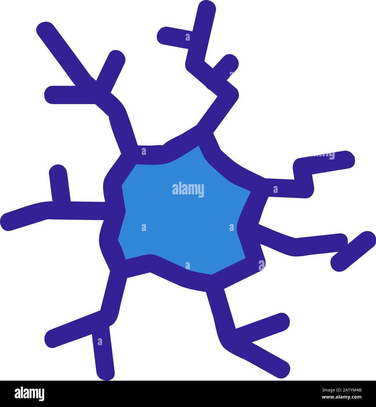 crack icon vector. Isolated contour symbol illustration Stock Vector ...