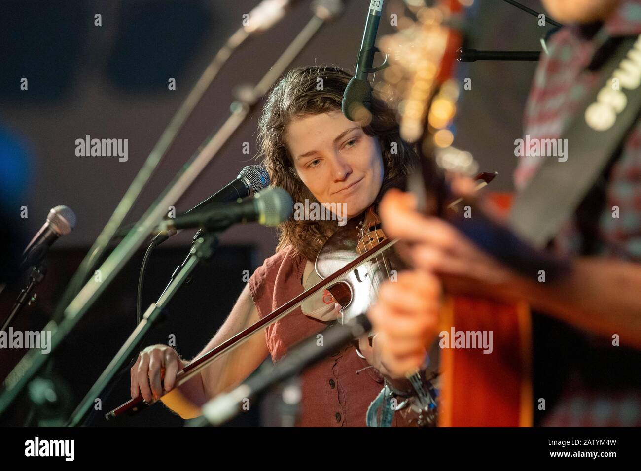 Young Gaelic musicians performing at Celtic Connections Stock Photo - Alamy