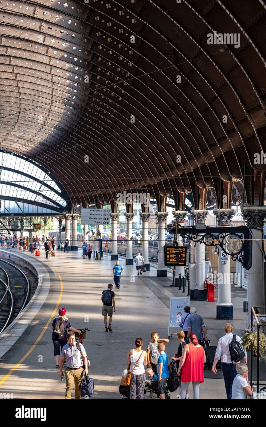 York Railway Station Stock Photo - Alamy
