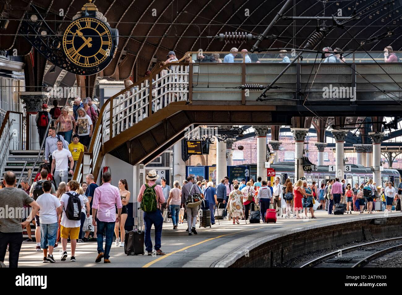 York Railway Station Stock Photo - Alamy