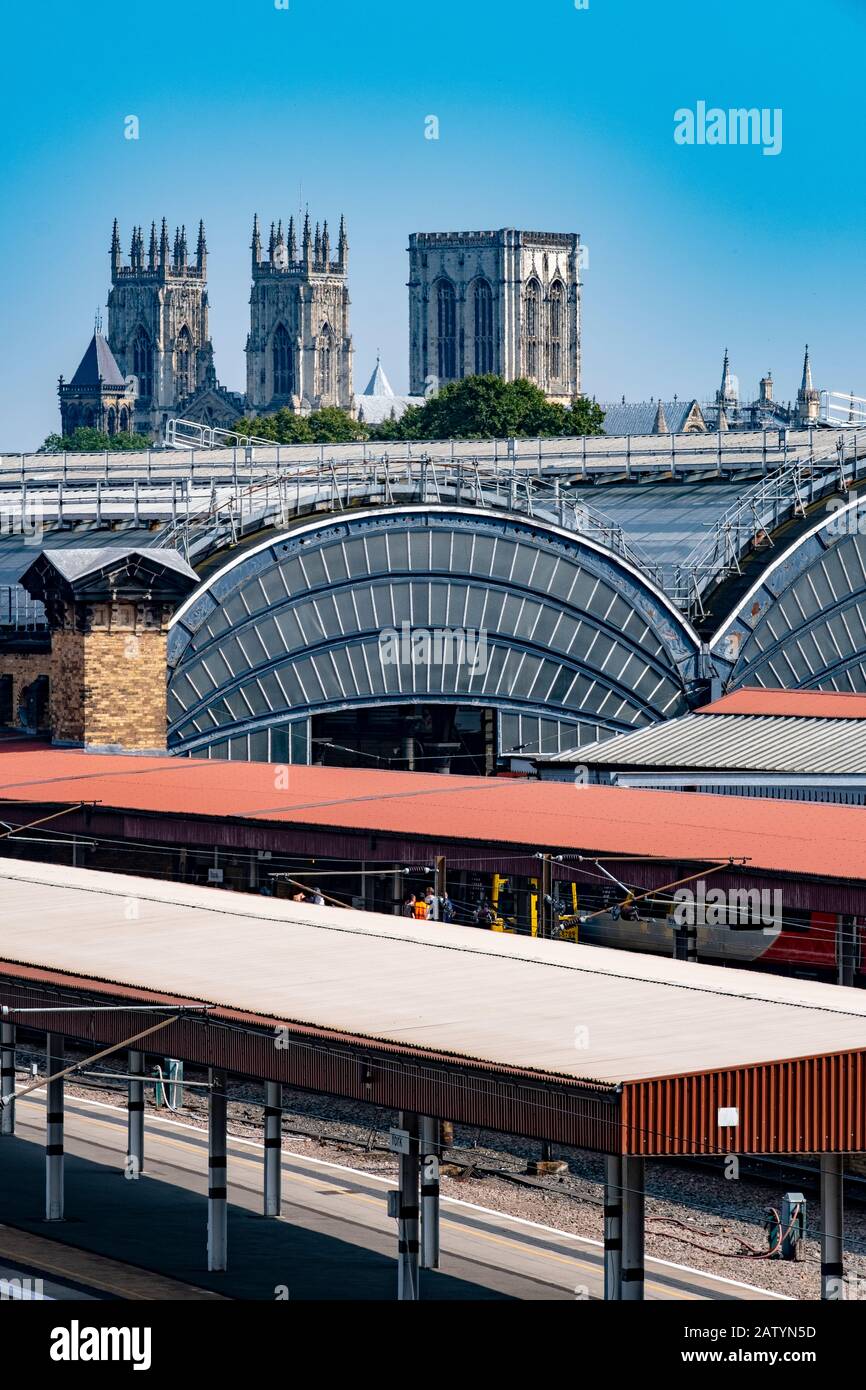 York Railway Station Stock Photo - Alamy