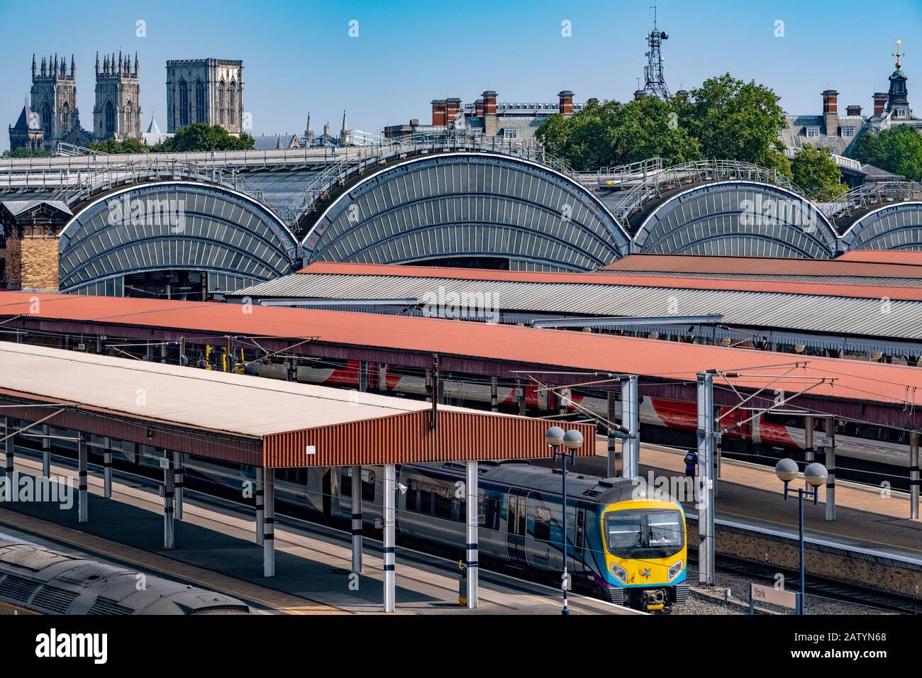 York Railway Station Stock Photo - Alamy