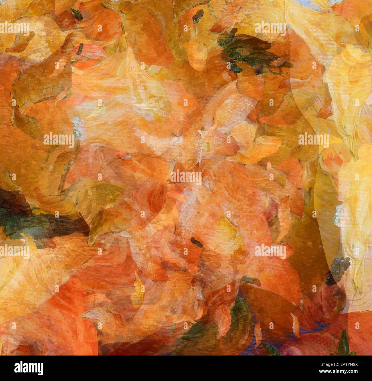 Colorful Hot Abstract Painting. 3D rendering Stock Photo - Alamy