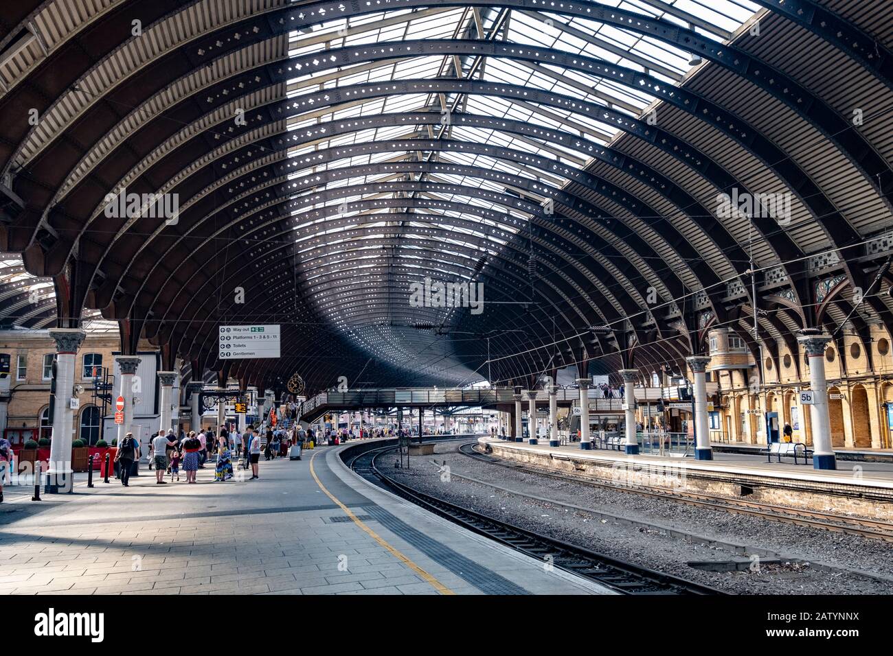York Railway Station Stock Photo - Alamy